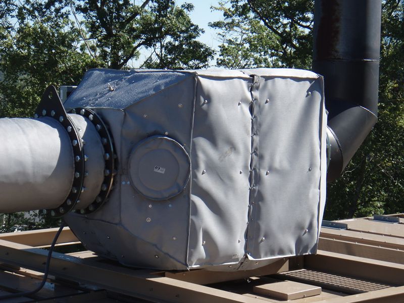 Removable Insulation Blankets for SCRs on Firwin Corp.